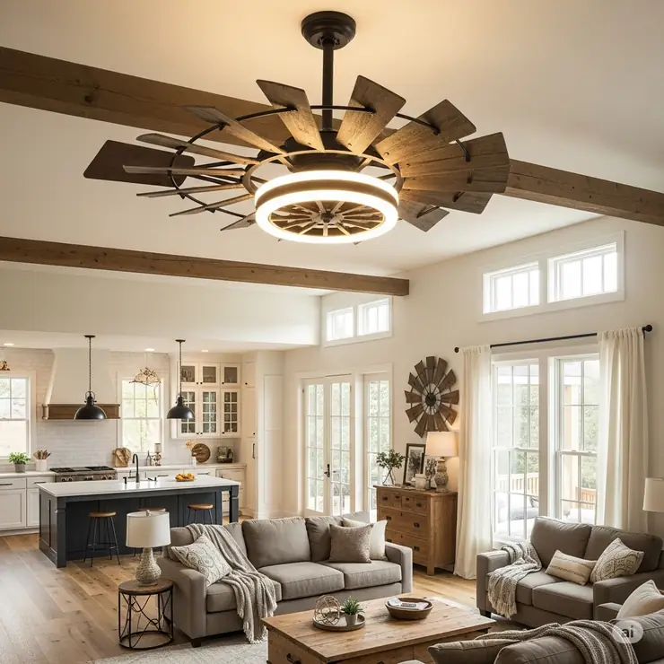 7 Best Windmill Ceiling Fan with Light Options For Ultimate Comfort in ...