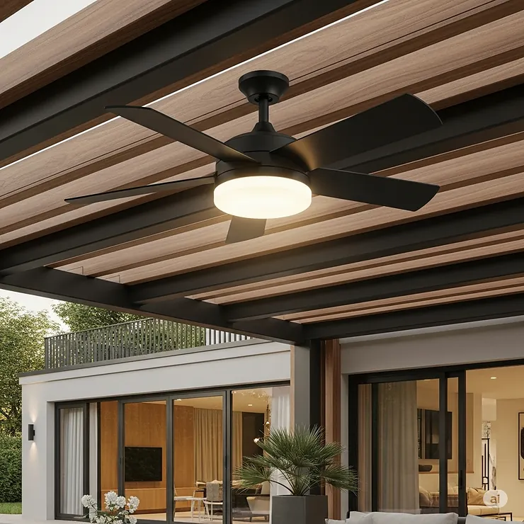 7 Best Waterproof Outdoor Ceiling Fan with Light Options for Ultimate ...