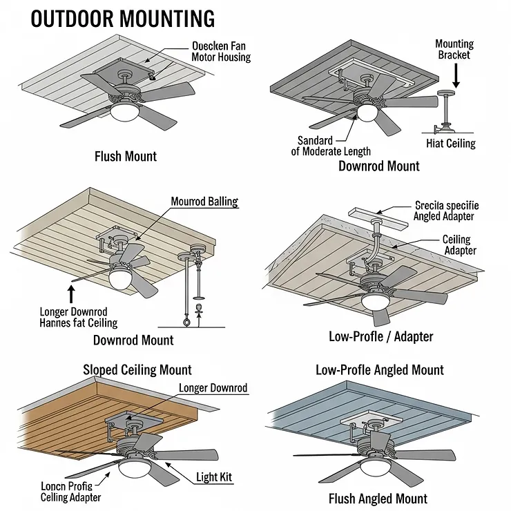 7 Best Outdoor Ceiling Fan Sizes for Maximum Comfort in 2025 ...